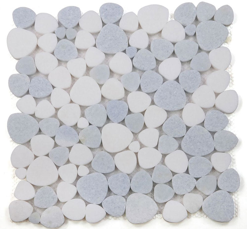 Mosaics Marble Toscano Aphrodite Pebble look - Crystal Ocean | Flooring ...