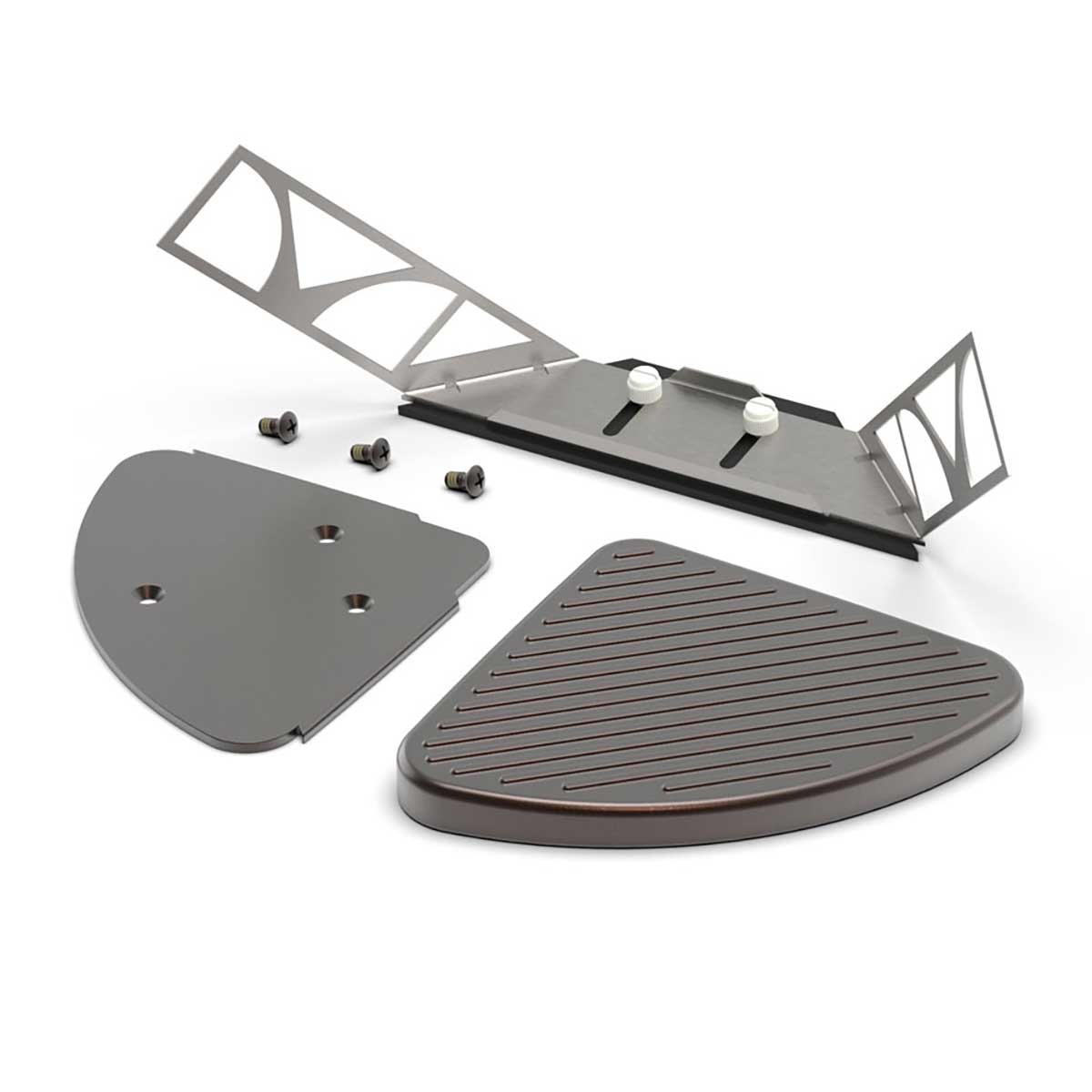 TileWare Victoria Corner Foot Prop Shelf Oil Rubbed Bronze – Flooring ...